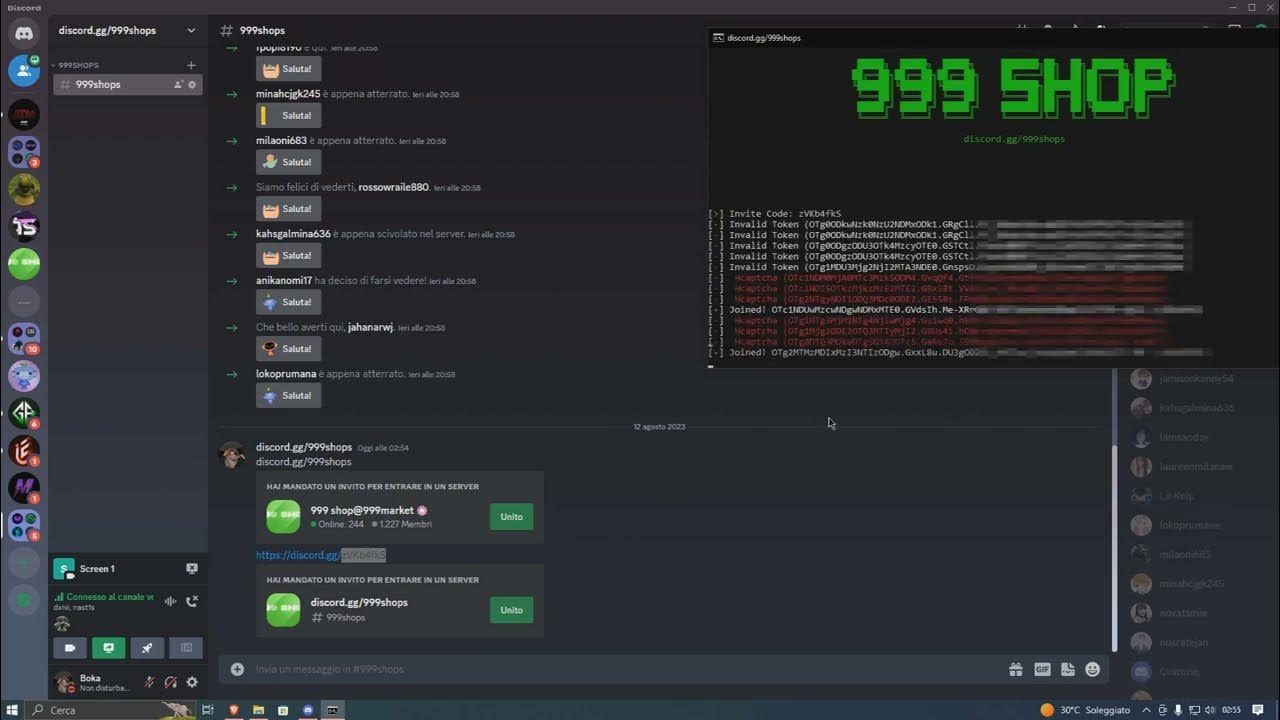 TOKEN JOINER DISCORD [AUGUST 2023 WORKNG] DISCORD IN BIO! - YouTube