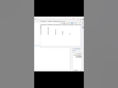 Create a Digits triangle using Java coding #combinationofdigits #shorts ...