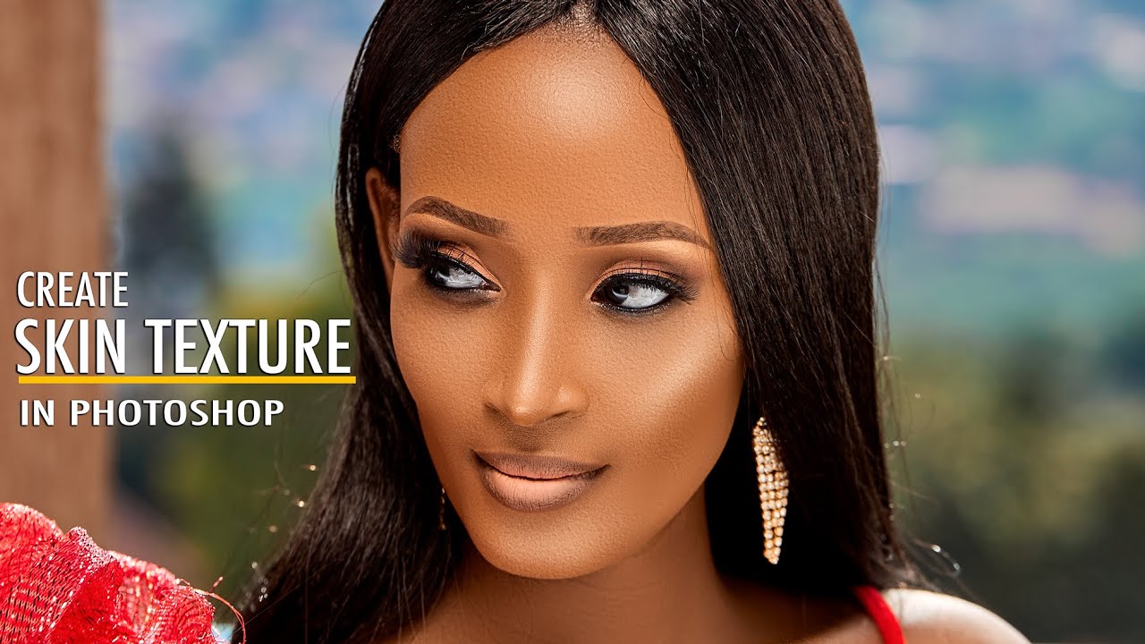 How To Create Realistic SKIN TEXTURE in Photoshop - YouTube