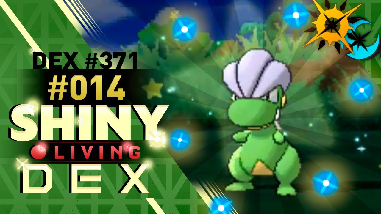 GREEN MULLET BAGON REACTION!! #371 SHINY Living Dex! | Ultra Sun & Moon ...