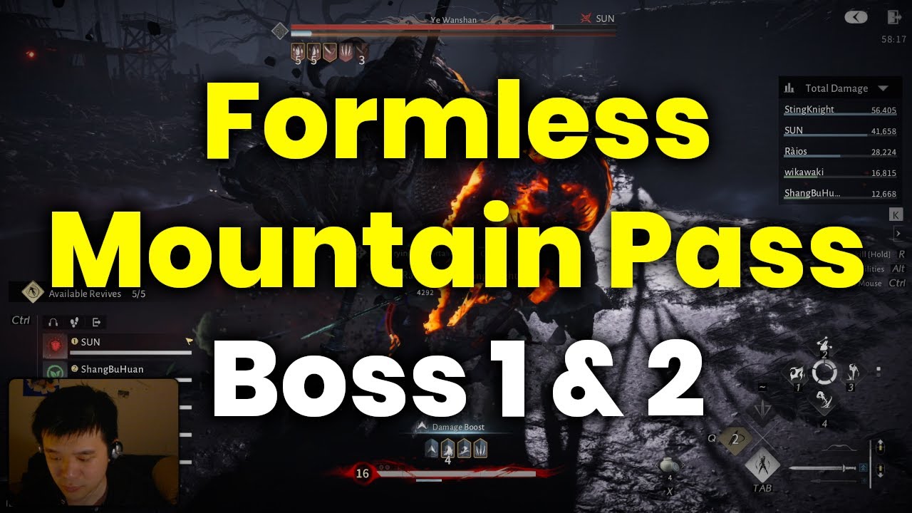 Formless Mountain Pass | Boss 1 & 2 | Strategic Sword/Spear | Where ...
