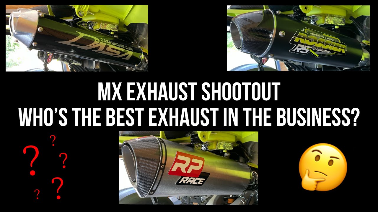 MX Exhaust Shootout - Who’s the best exhaust in the business? - YouTube