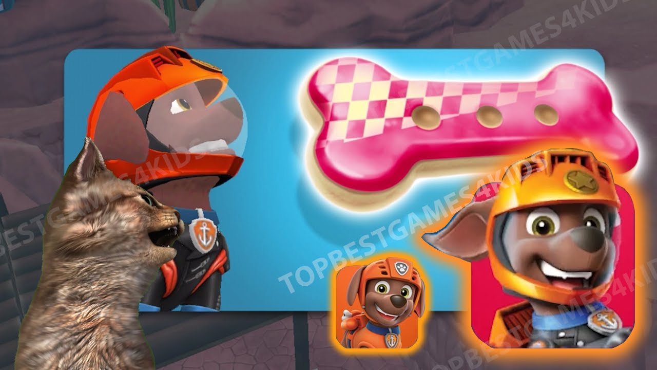 🐕⭐🦴 Paw Patrol Rescue World | Funny Cat + Zuma Special Pup Treat ...