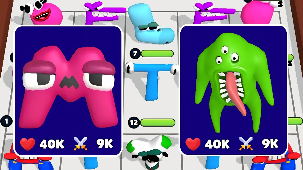 Merge ' Alphabet Lore ' + Merge Garden Monsters ' Rainbow Friends '⭐ ...