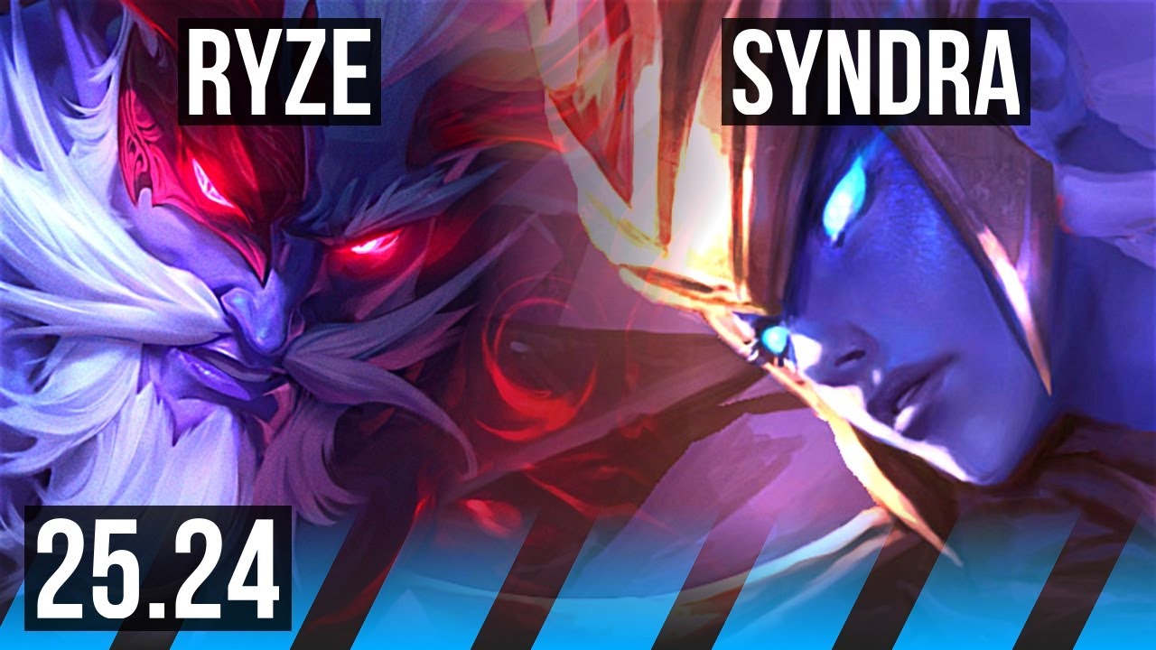 RYZE vs SYNDRA (MID) | KR Master | 25.24 - YouTube