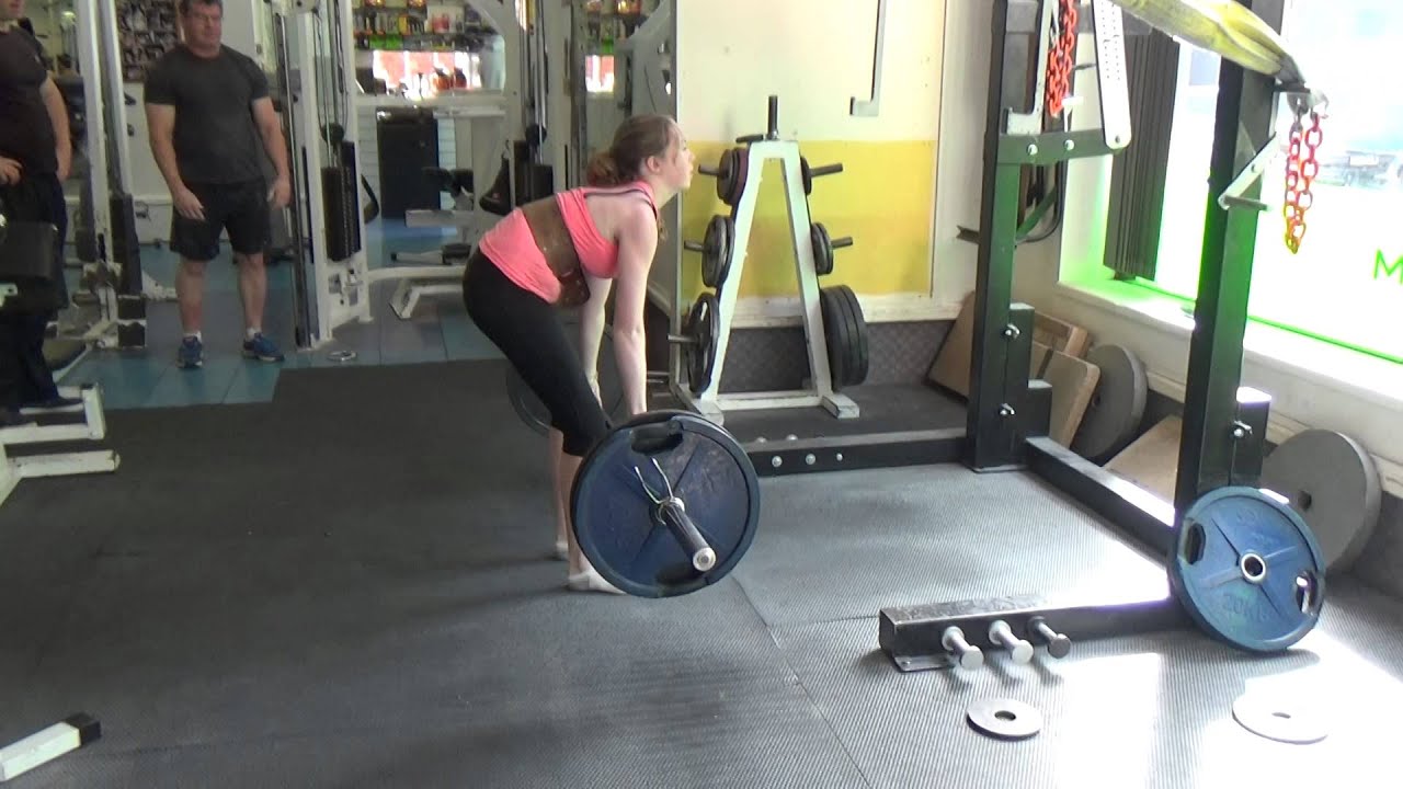 unique fitness 15 year old darcie coates deadlifts 90kg @60kg - YouTube