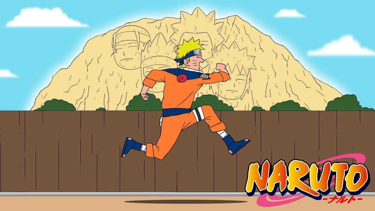 Naruto funny run - YouTube