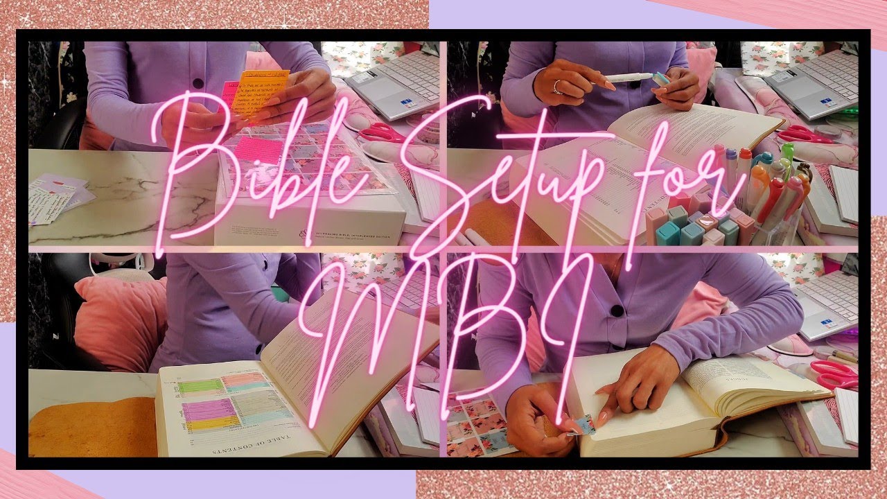 Bible Setup for Moody Bible Institute - YouTube