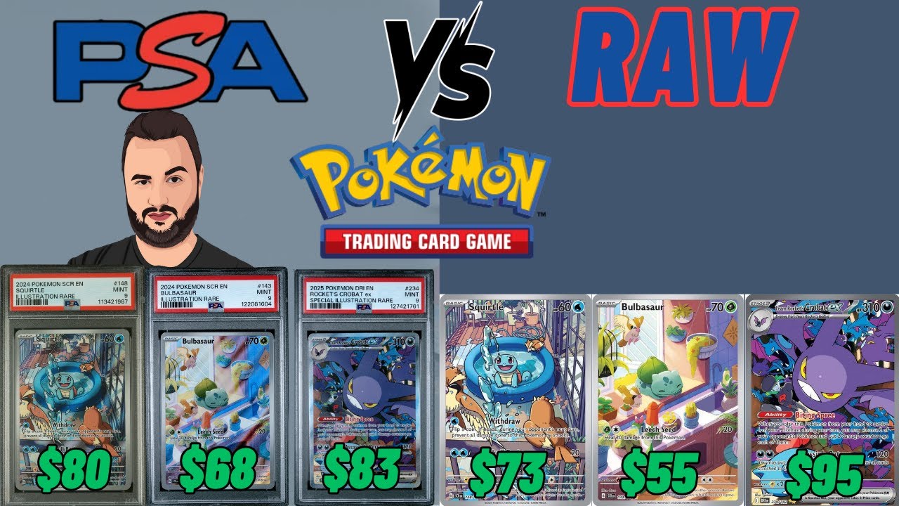 Raw vs Graded Pokémon Cards: Why Buying Graded Is Smarter in 2025 ...