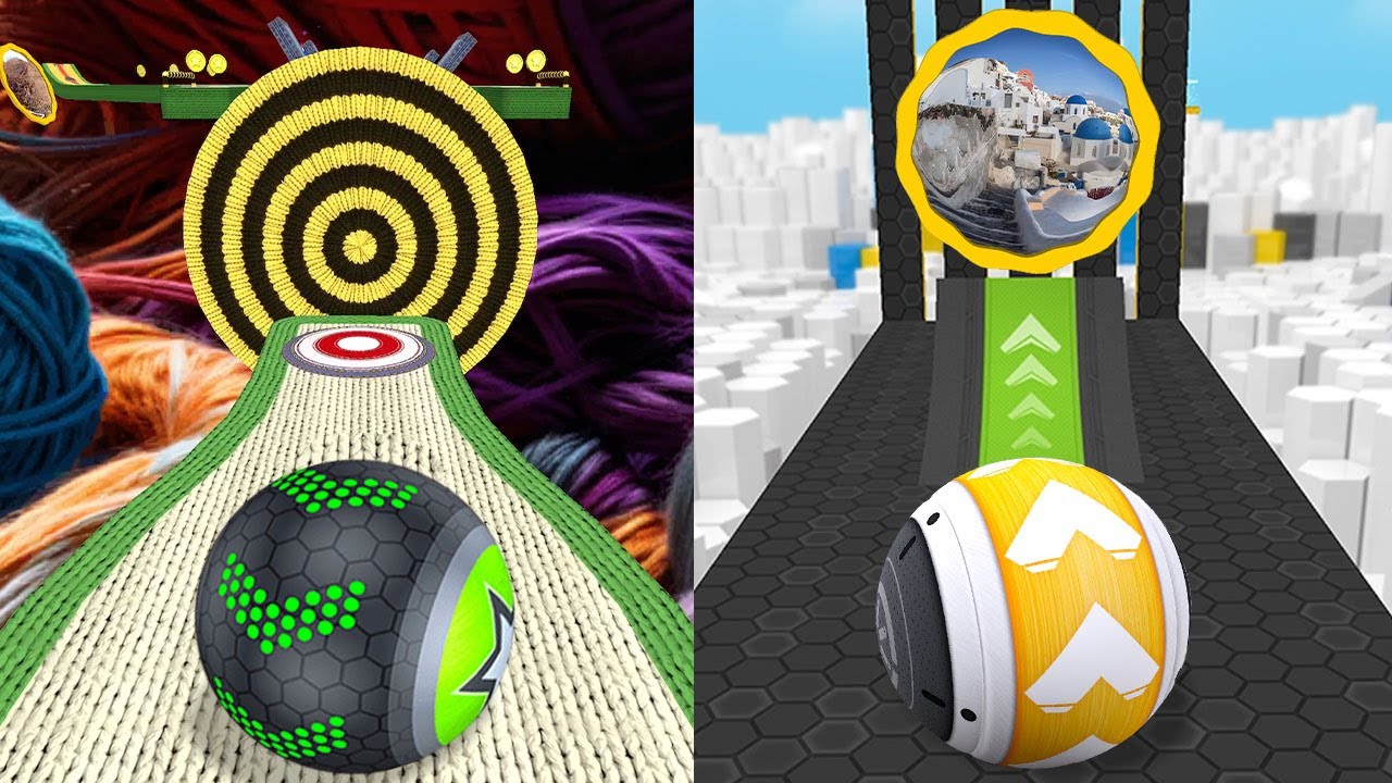 📛Going Balls VS GyroSphere Trials,Temple Rolling Balls,Rollance Ball ...