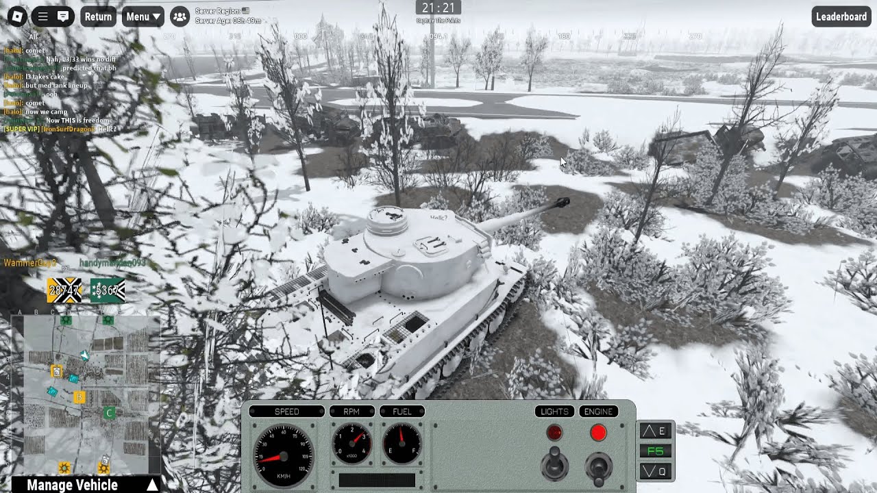 Tiger P Of The Woods - (Multicrew Tank Combat 4 3.1) ROBLOX - YouTube
