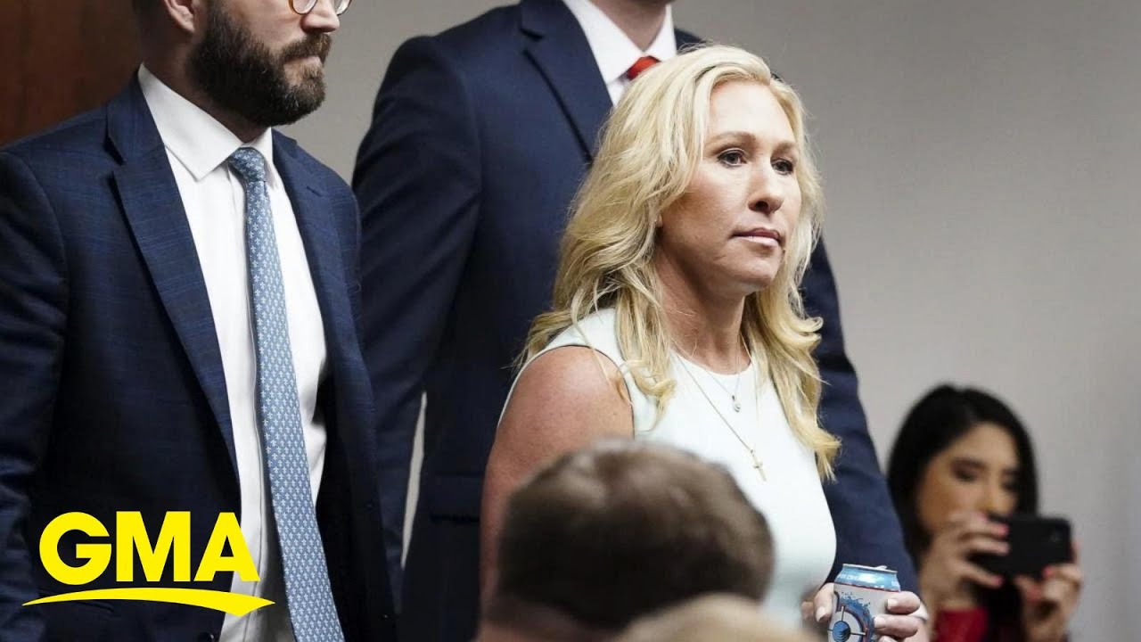 Marjorie Taylor Greene appears in court l GMA - YouTube