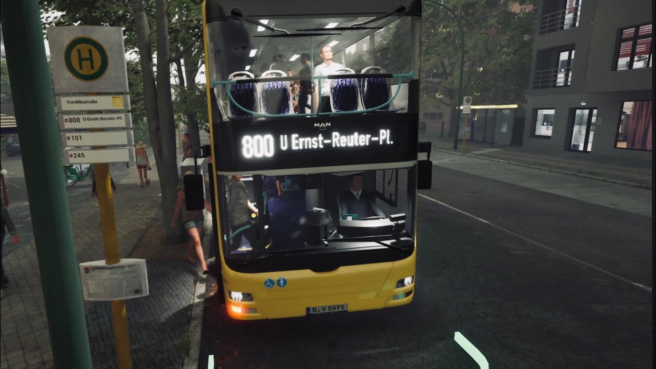 The Bus Gameplay | LINE 800 | MAN Lions City Doppeldecker | NO ...