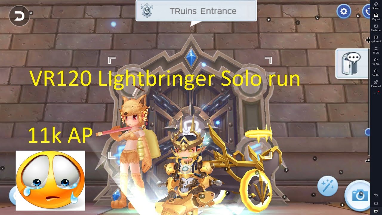 Ragnarok mobile Lightbringer Solo VR120 - YouTube