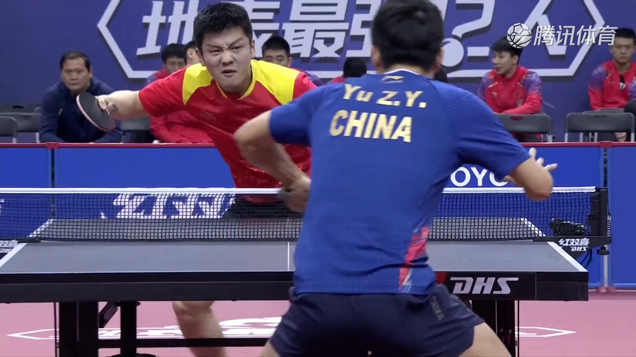 Fan Zhendong vs Yu Ziyang | 2019 Marvelous 12 - YouTube