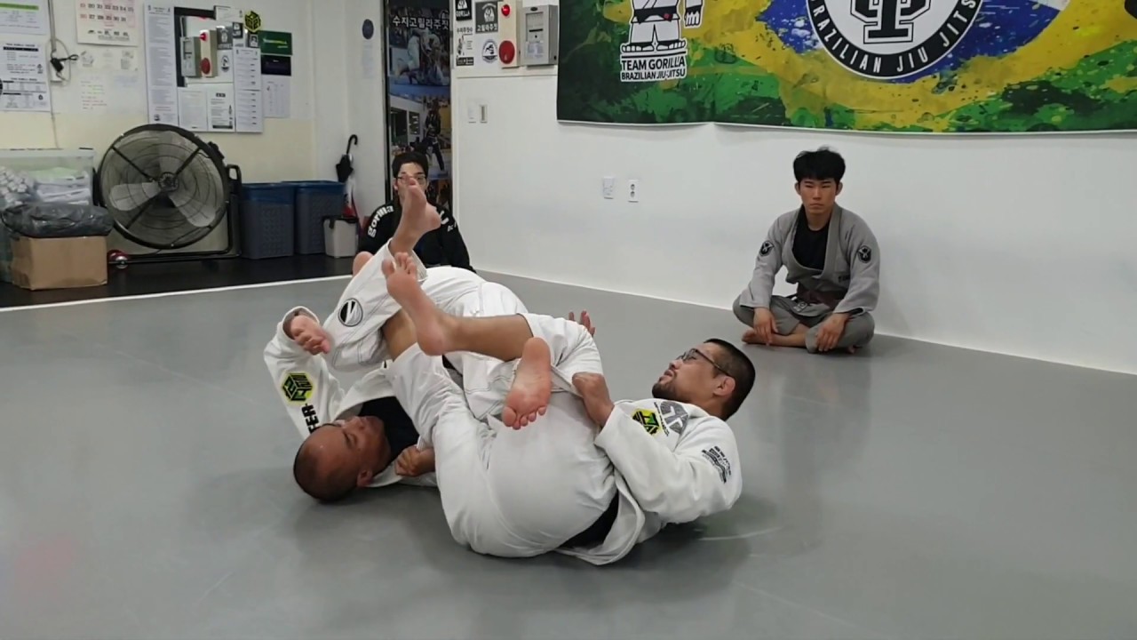 데라히바가드 카이오테라 풋 락 & 스윕 De La Riva Guard Caio Terra Foot Lock & Sweep (기술 ...