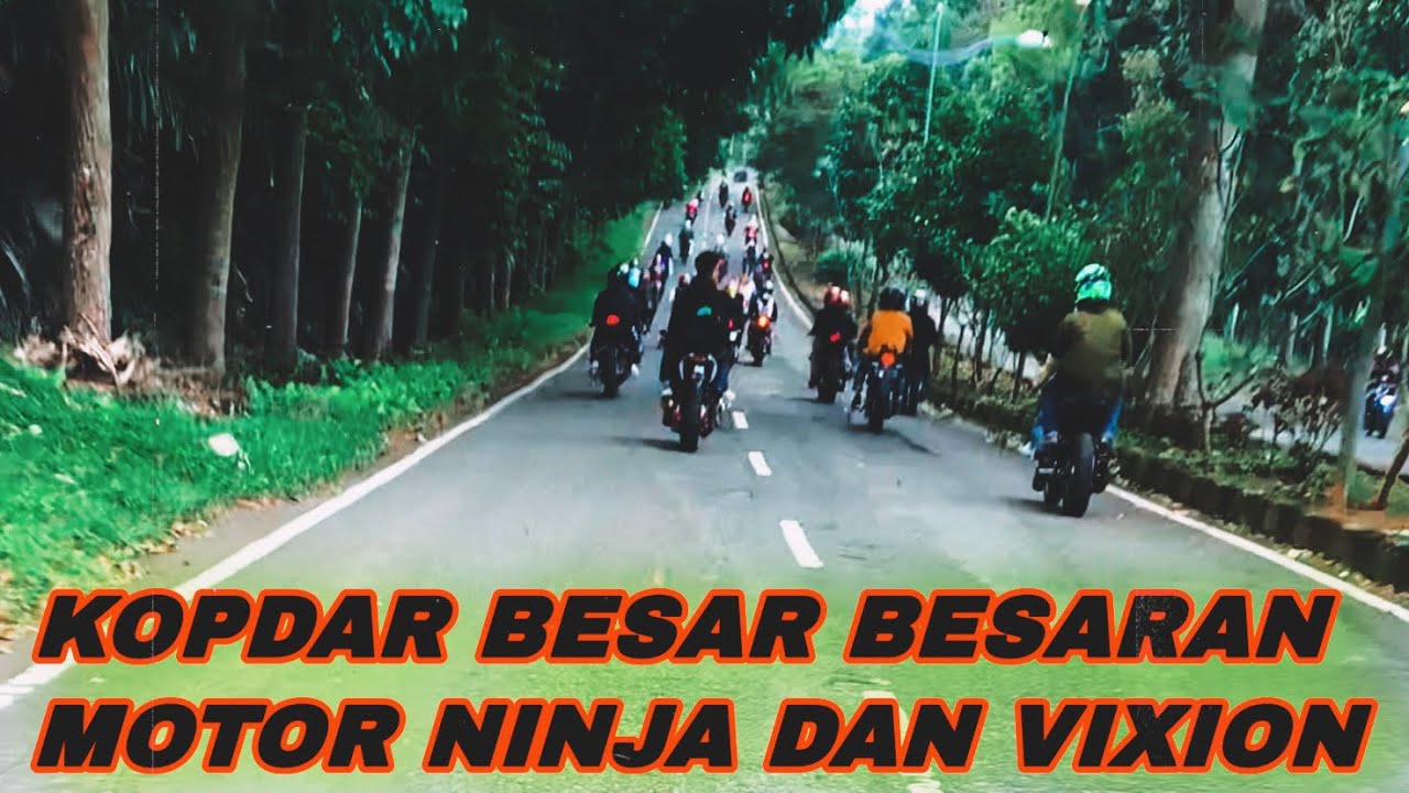 Turing gabungan anak motor vixion dan anak anak motor moge ninja ...