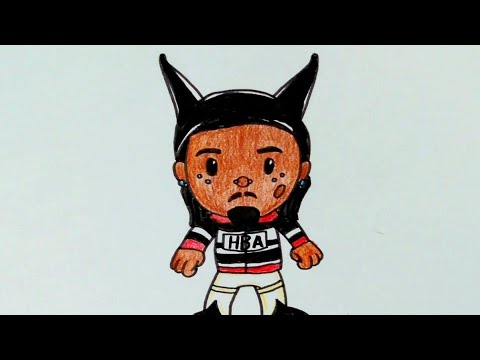 How to Draw Playboi Carti 🦇🩸 #Playboicarti #iammusic - YouTube