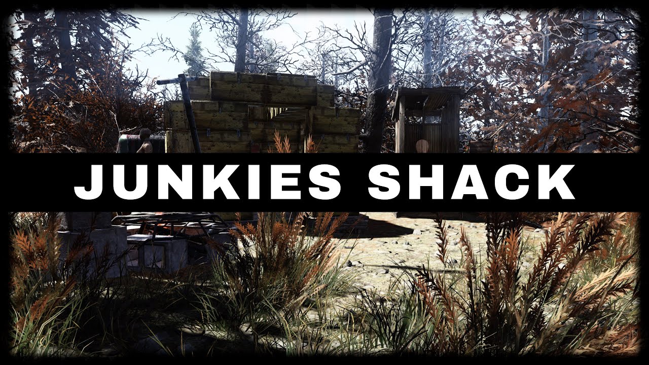 Fallout 76 - Stash Shack Camp Build - YouTube