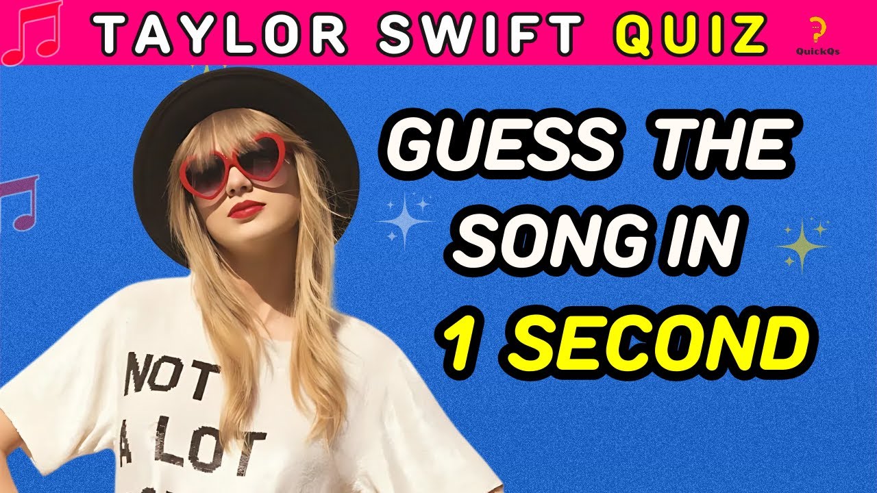 Taylor Swift Music Challenge ⚠️ Guess The Song In 1 Second 🎶Taylor ...