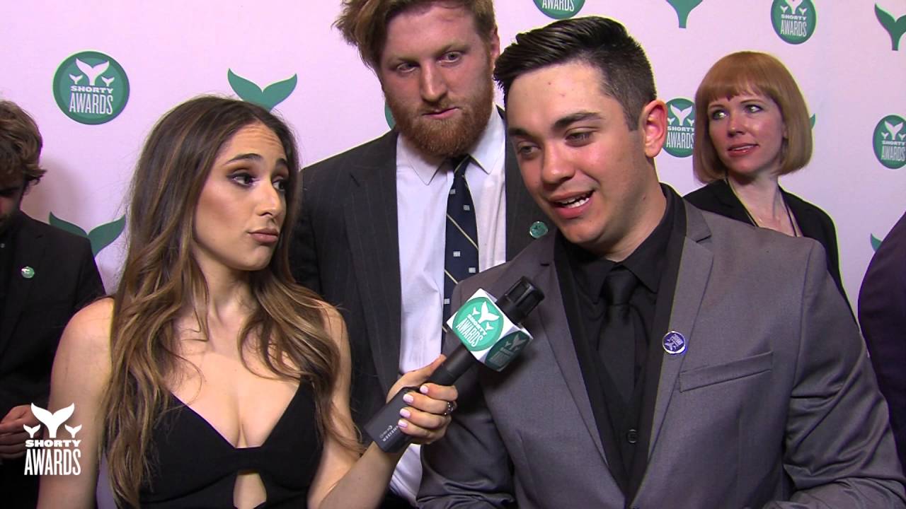 Interview with Justin Russo and Ian Edgerly on the teal carpet of the ...