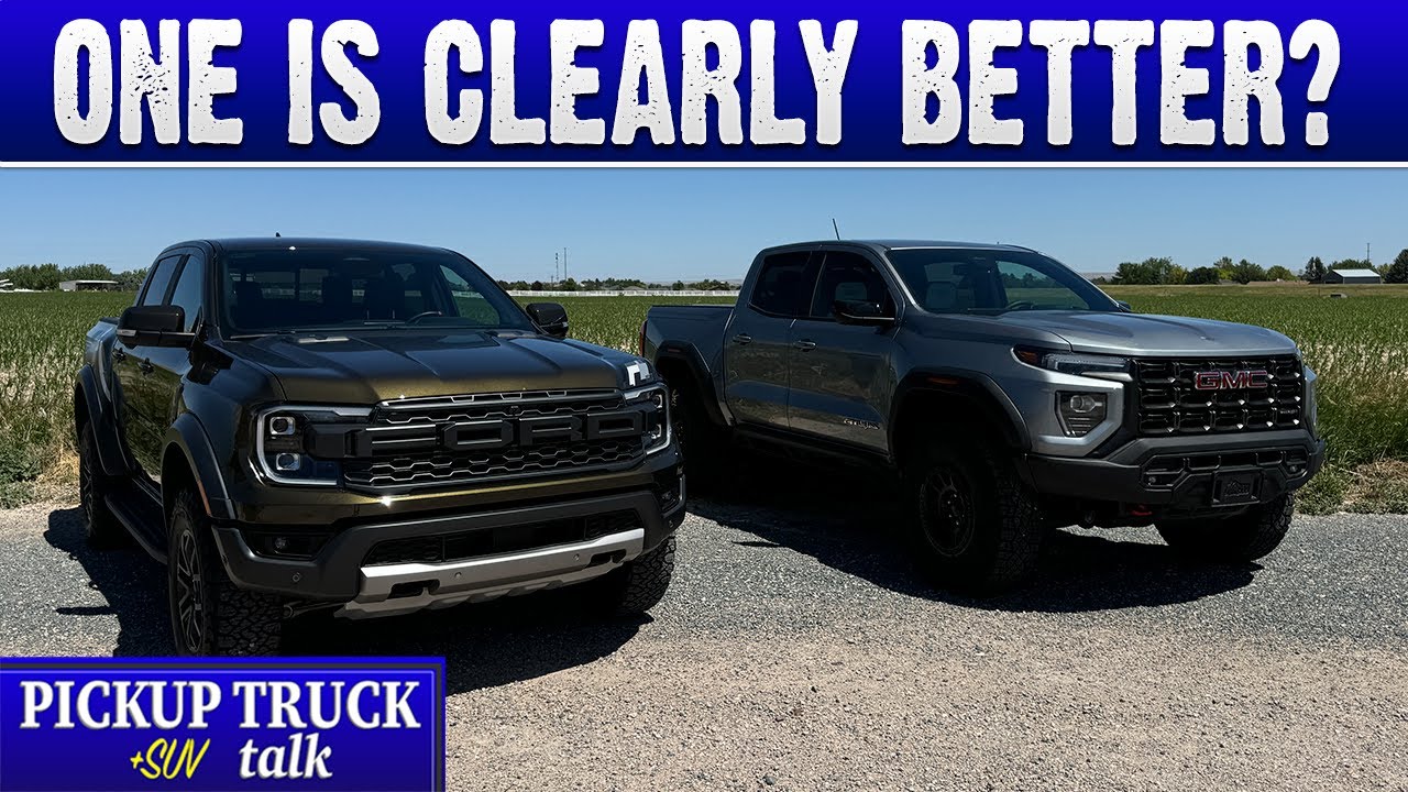 $11k Difference! 2024 GMC Canyon AT4X AEV vs 2024 Ford Ranger Raptor ...