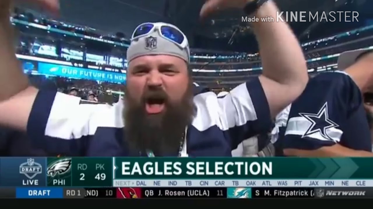 David Akers trolls Cowboys fans at NFL draft - YouTube