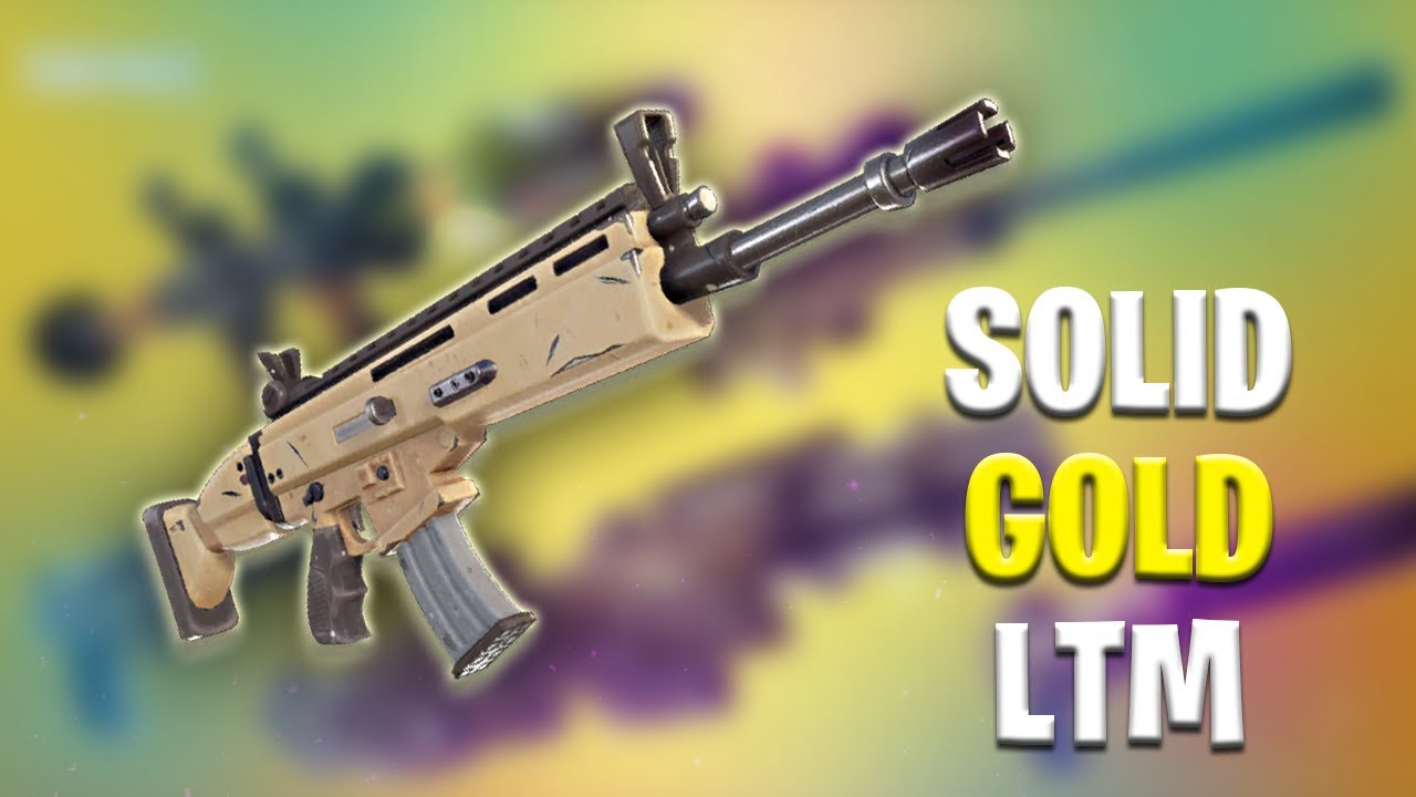 Fortnite - Solid Gold LTM - YouTube