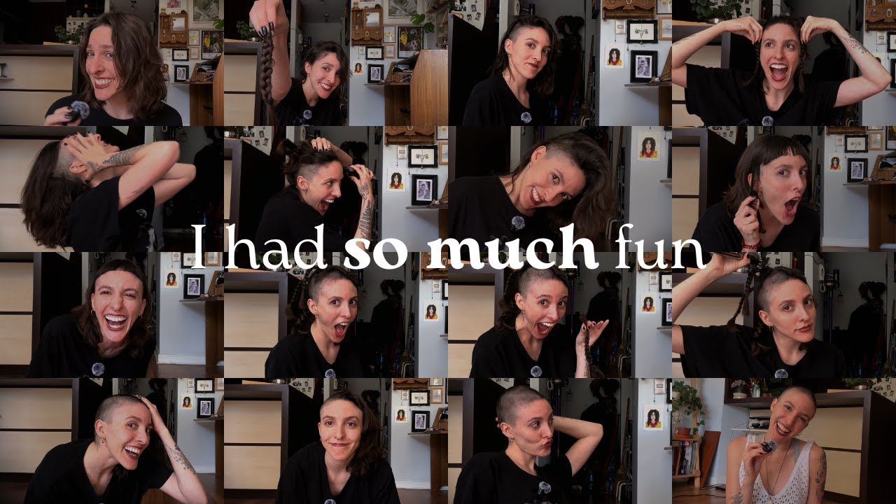 I had a BLAST shaving my head - YouTube