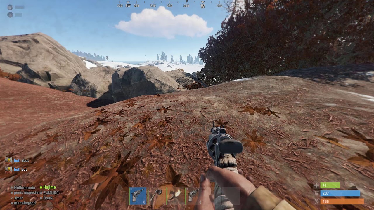 Rust 3 v 1 starting with just a revy and a "wife beater". - YouTube