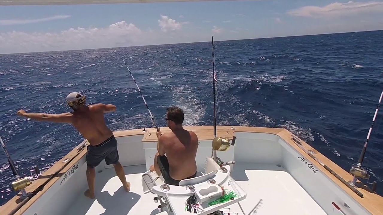 Double Header Sailfish Fight - Oregon Inlet Offshore Fishing - YouTube