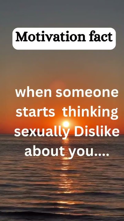 When Someone Starts Thinking Sexually About You Shorts Viral Facts