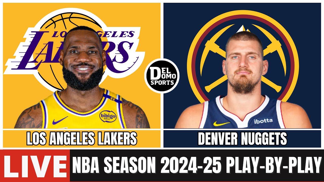 LOS ANGELES LAKERS VS DENVER NUGGETS 🏀 NBA LIVE Game Score - Feb 22 ...