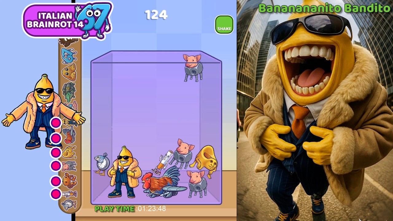 Merge Fellas Update! Italian Brainrot 14 ,Cute & Funny New Characters ...