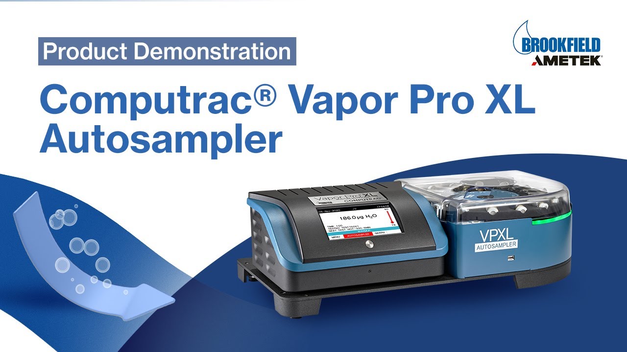 Mastering Moisture Testing with Computrac® Vapor Pro XL - Live Demo ...