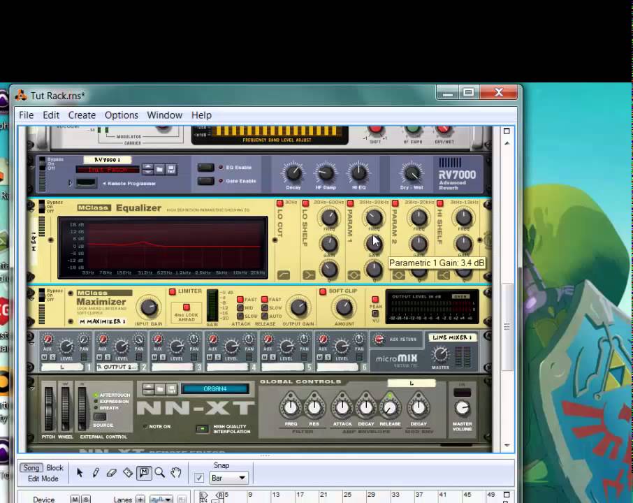 Reason Tutorial: Michael Mind's Show Me Love Organ Pluck - YouTube