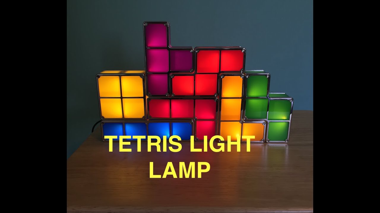 TETRIS LIGHT Lamp Unbox Overview Review and install - YouTube