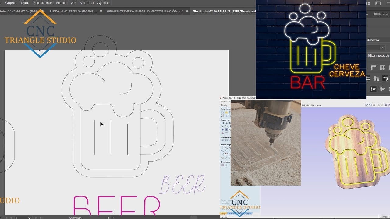 Vectores para Neón Flex ¿Cómo Se Hacen? - YouTube