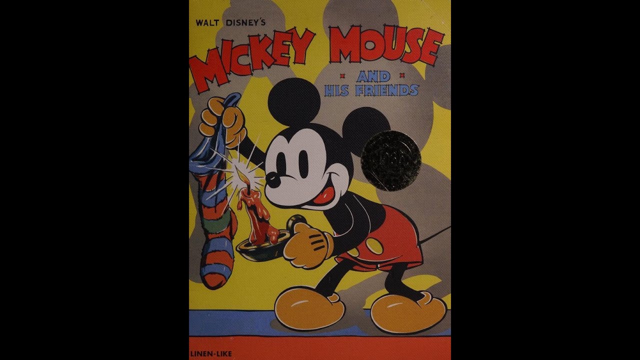 WALT DISNEY'S MICKEY MOUSE AND HIS FRIENDS Disney book read aloud read ...