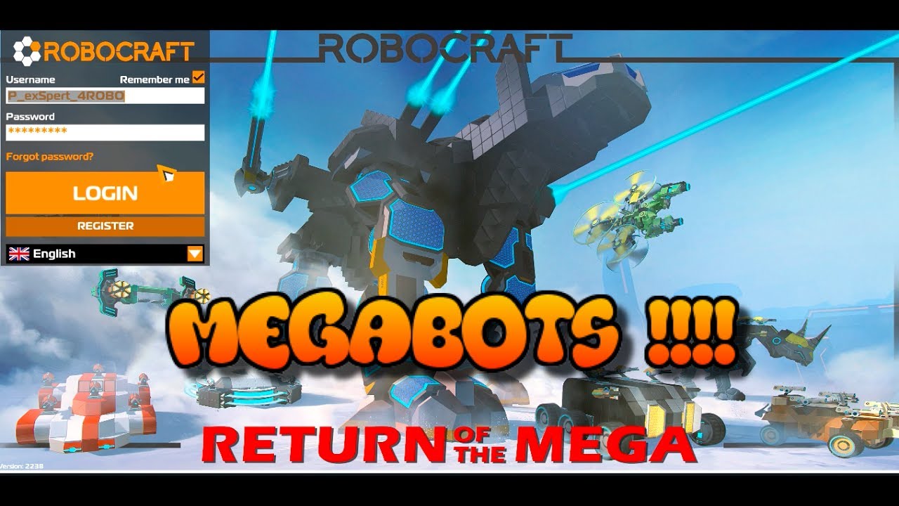 Robocraft: MEGABOT ARE BACK (megabots are back update) Gameplay/build ...