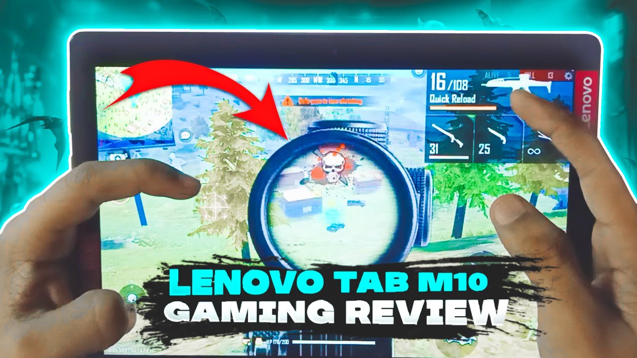 HOW TO PLAY FREE FIRE IN BIG SCREEN TAB | LENOVO TAB M10 REVIEW AND ...