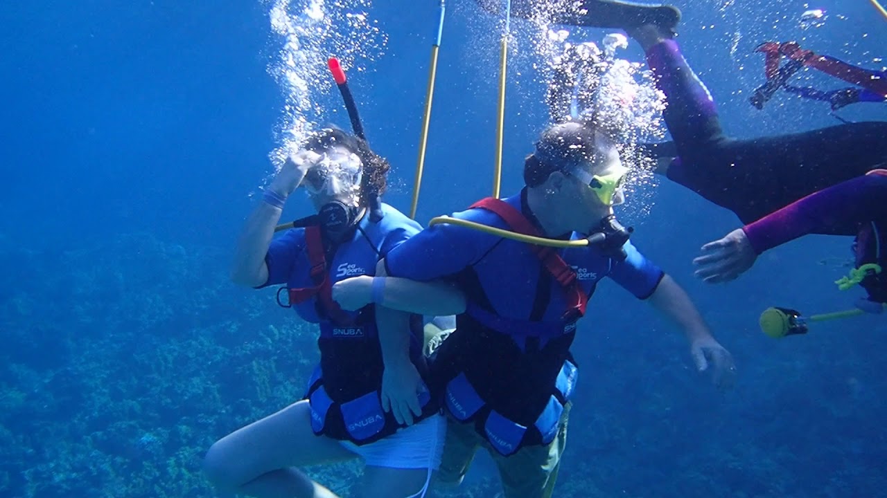 Underwater Snuba Diving in Molokini Crater (Maui, Hawaii) - YouTube