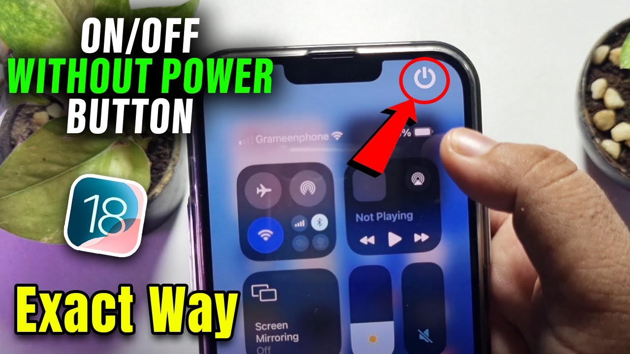 iOS 18: How To Turn Off iPhone Without Power Button - YouTube