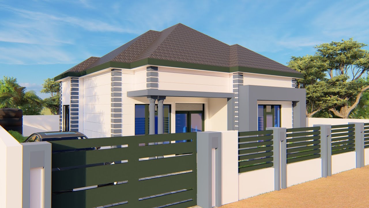New 3 Bedroom Modern residential house,Kigali/Rwanda,Size 10x12m(budget ...