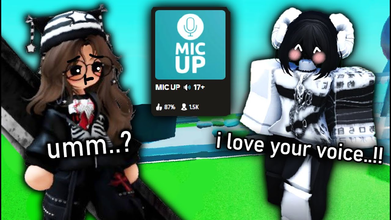 MIC UP Voice Chat in ROBLOX is SO WEIRD..!! (MOST INSANE PLAYERS 🔥💀 ...