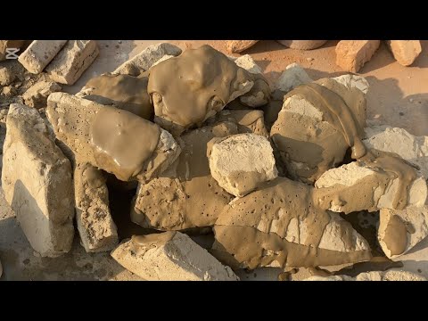 Super Soft Fluffy Mud Dirt Texture 🤩 Dry Floor Crumbling ♥️ Paste ...