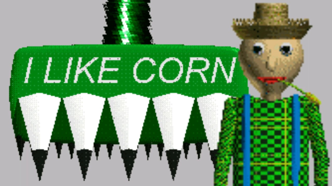 Baldi's basics Let's go to the farm!, I LIKE CORN - YouTube