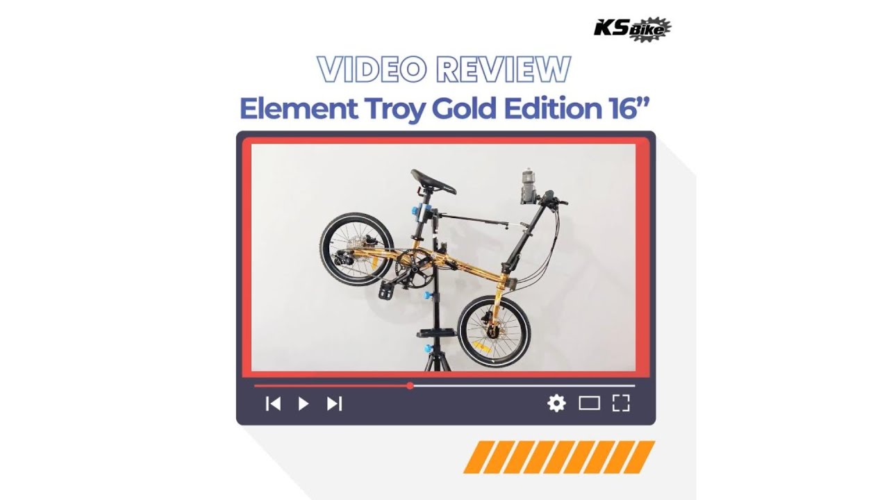 Review Sepeda Element Troy Gold Edition 10 Speed 2021 - YouTube