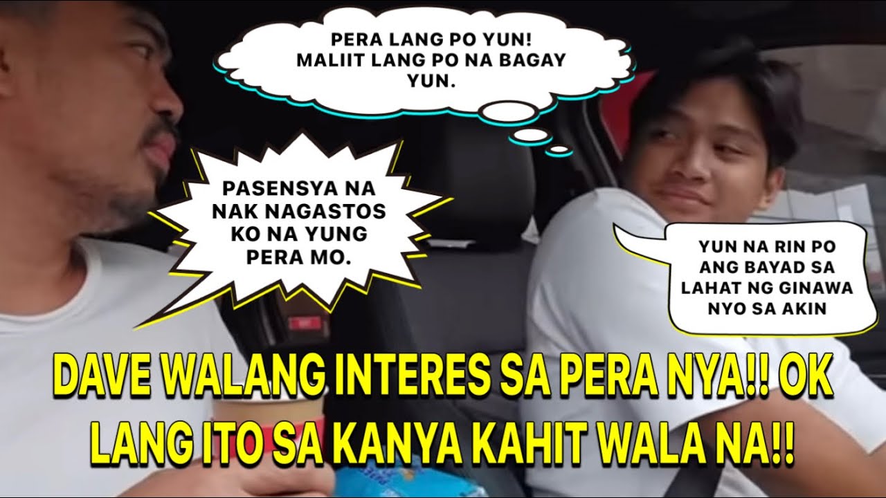 DAVE WALANG INTERES SA PERA NYA PERO MGA WAKWAK PINAGLALABAN ANG PERA ...