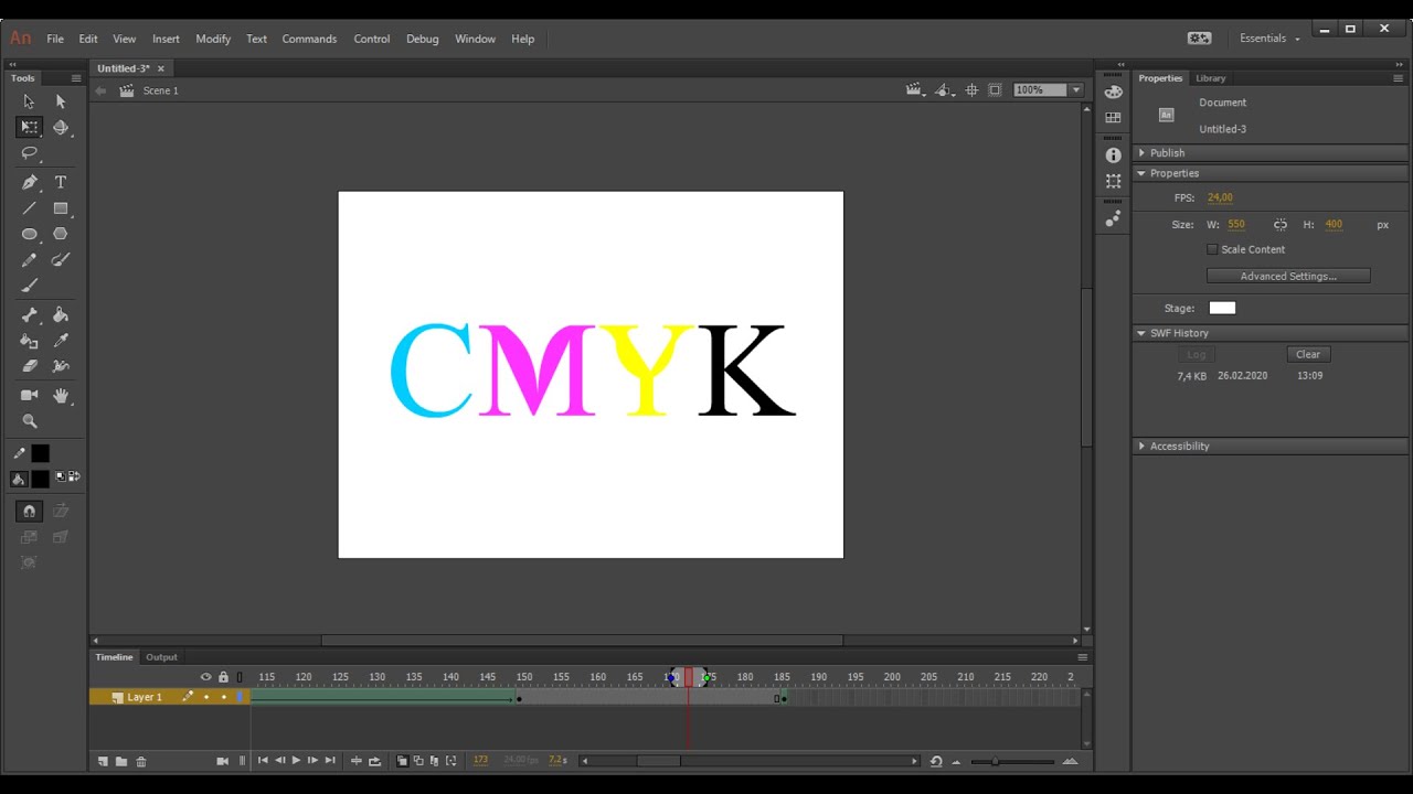 Animate CC Dersleri 8: Shape Tween Animasyonu - YouTube